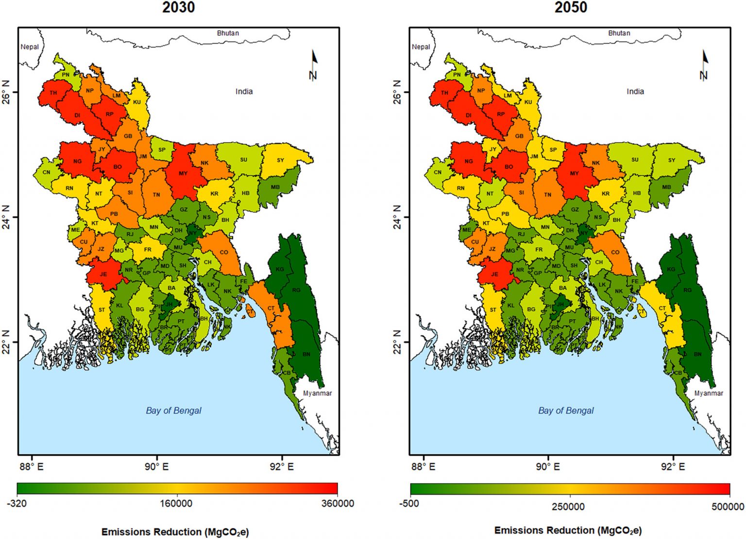 Bangladesh could largely reduce greenhouse gas emissions from ...