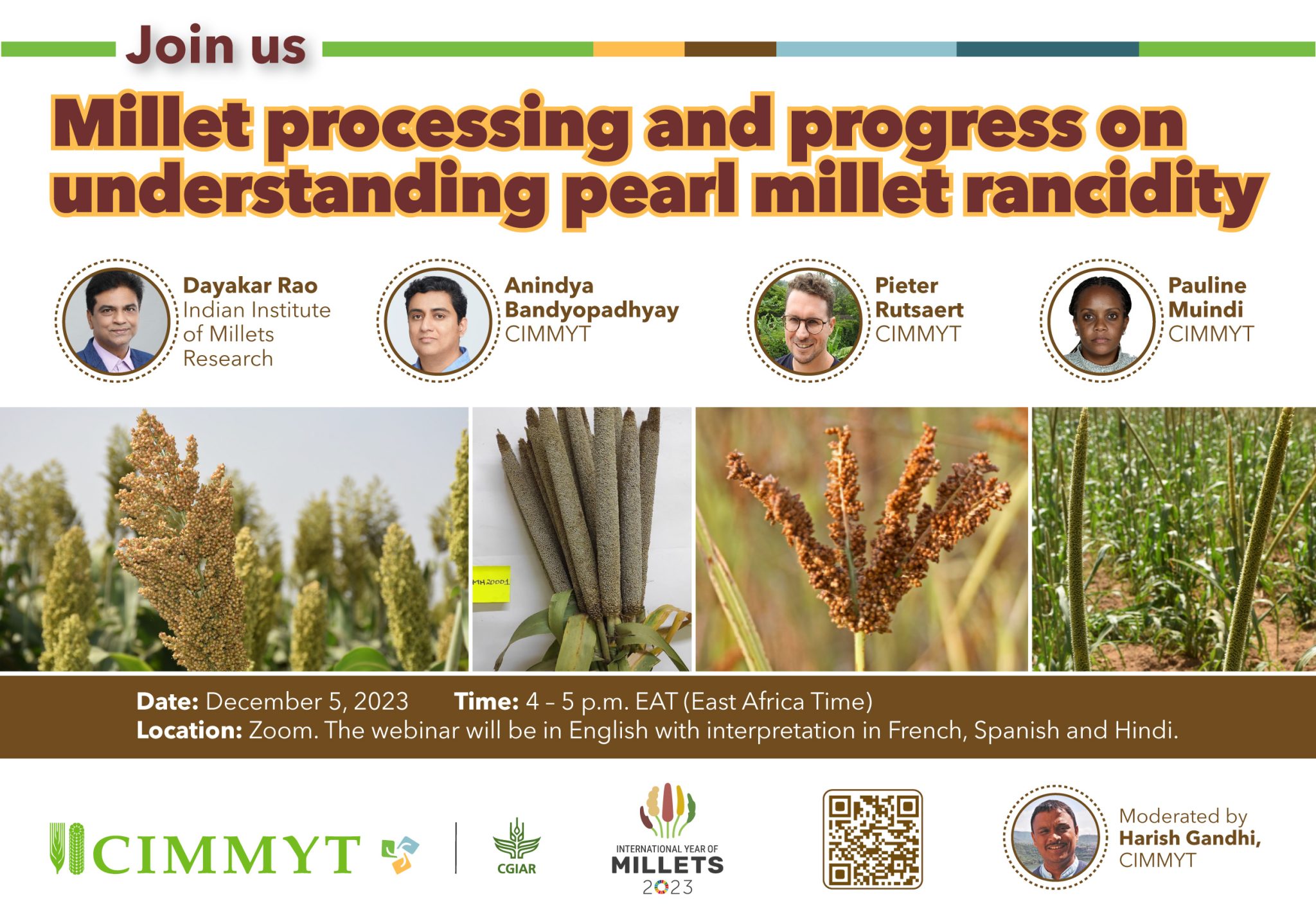 Millet processing and progress on understanding pearl millet rancidity ...