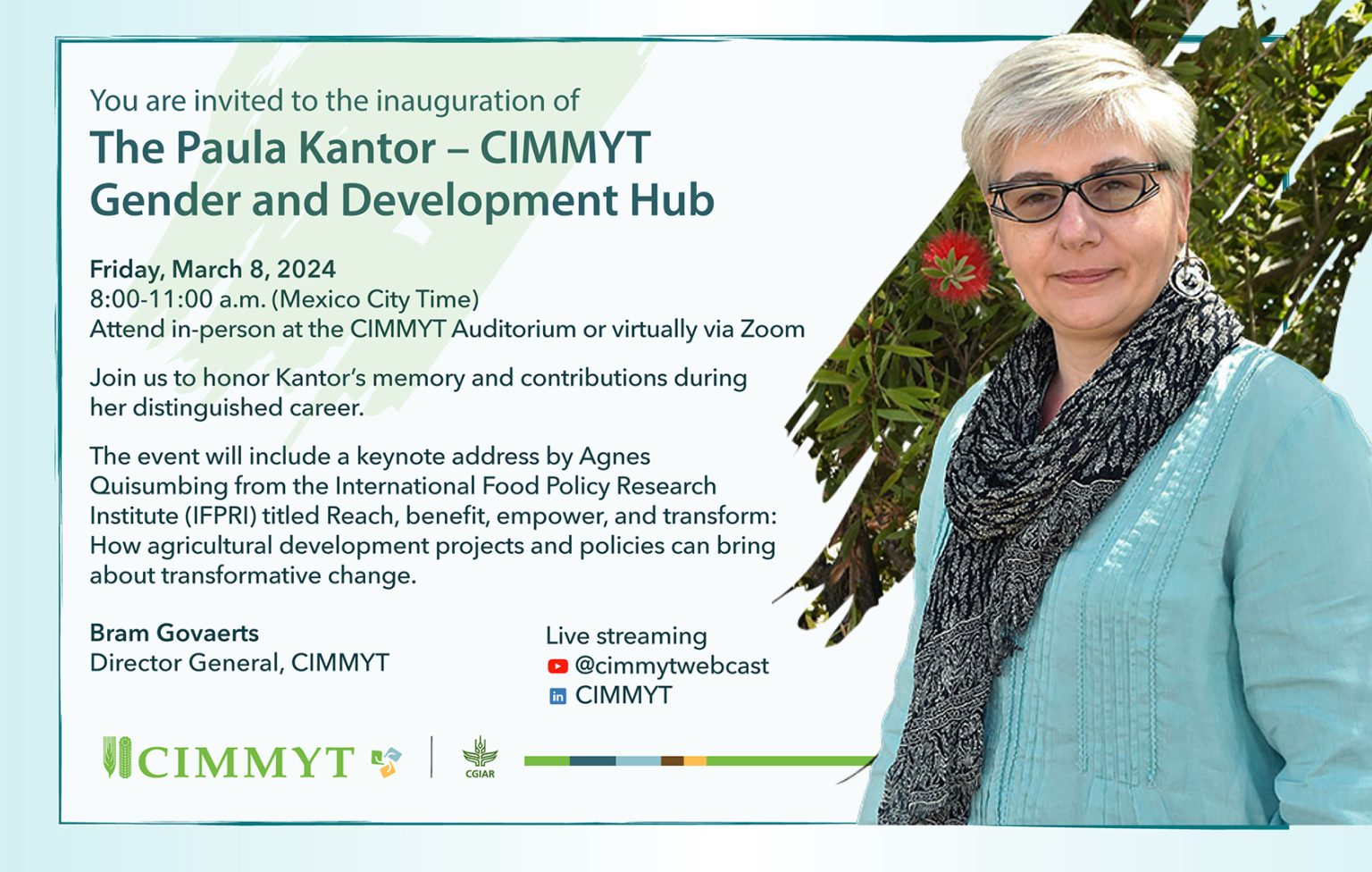 The Paula Kantor-CIMMYT Gender and Development Hub – CIMMYT